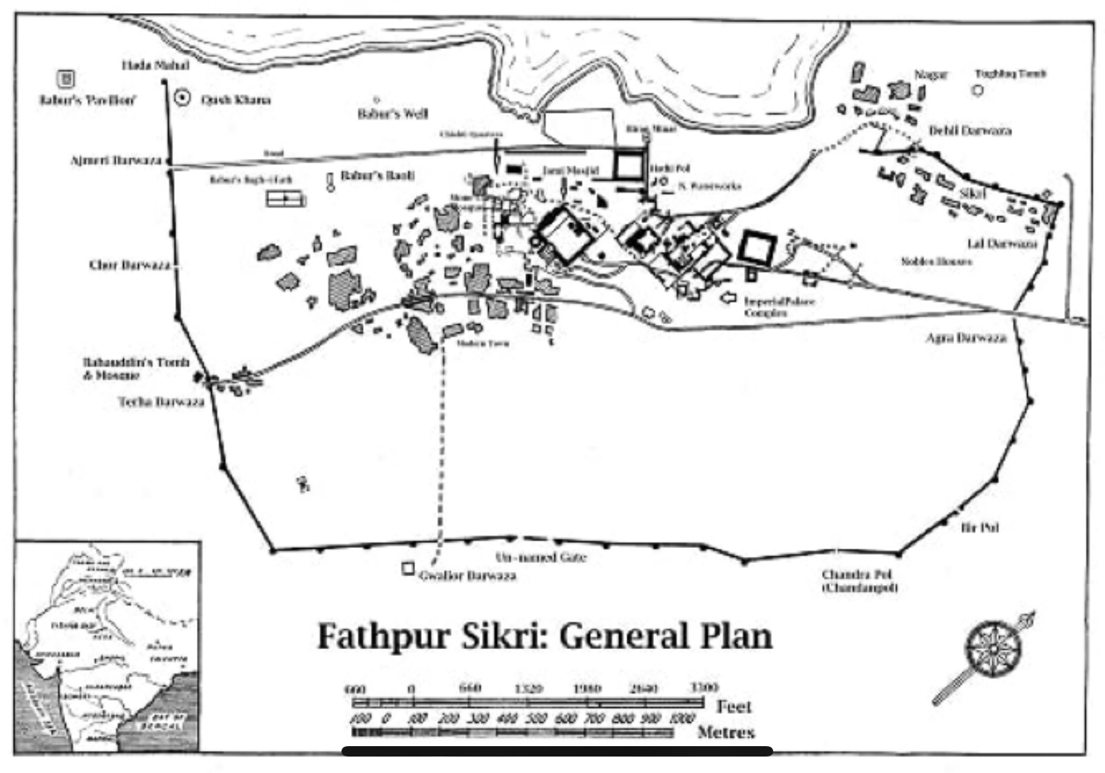 THE PLAN AND LAYOUT OF FATHPUR SIKRI – ASHA: Blast From The Past
